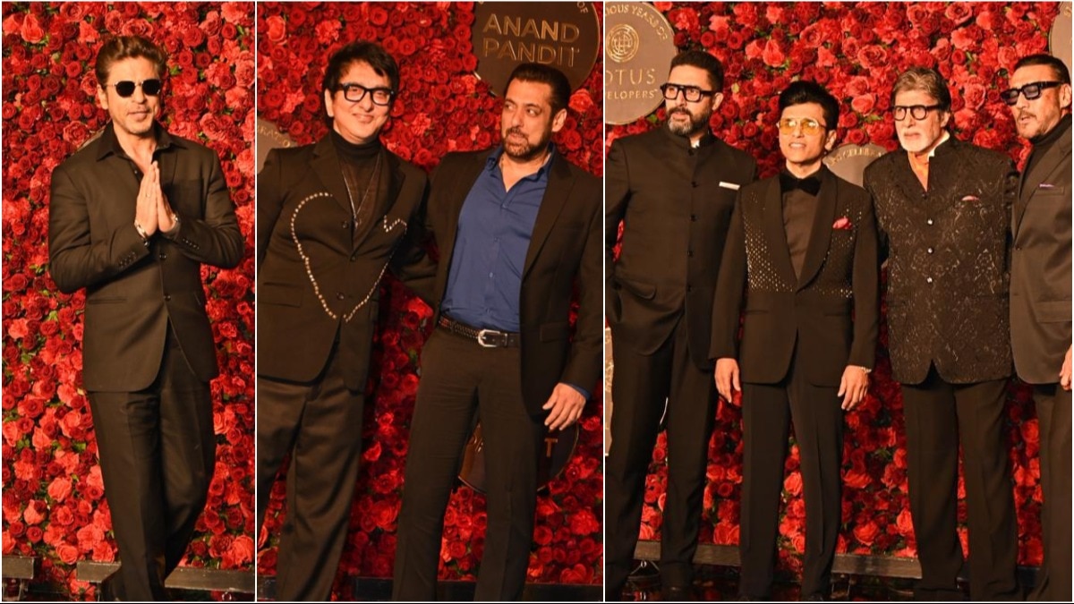 Salman Khan Shah Rukh Khan Kajol to Amitabh Bachchan Abhishek Bachchan Stars dazzle at Anand ...