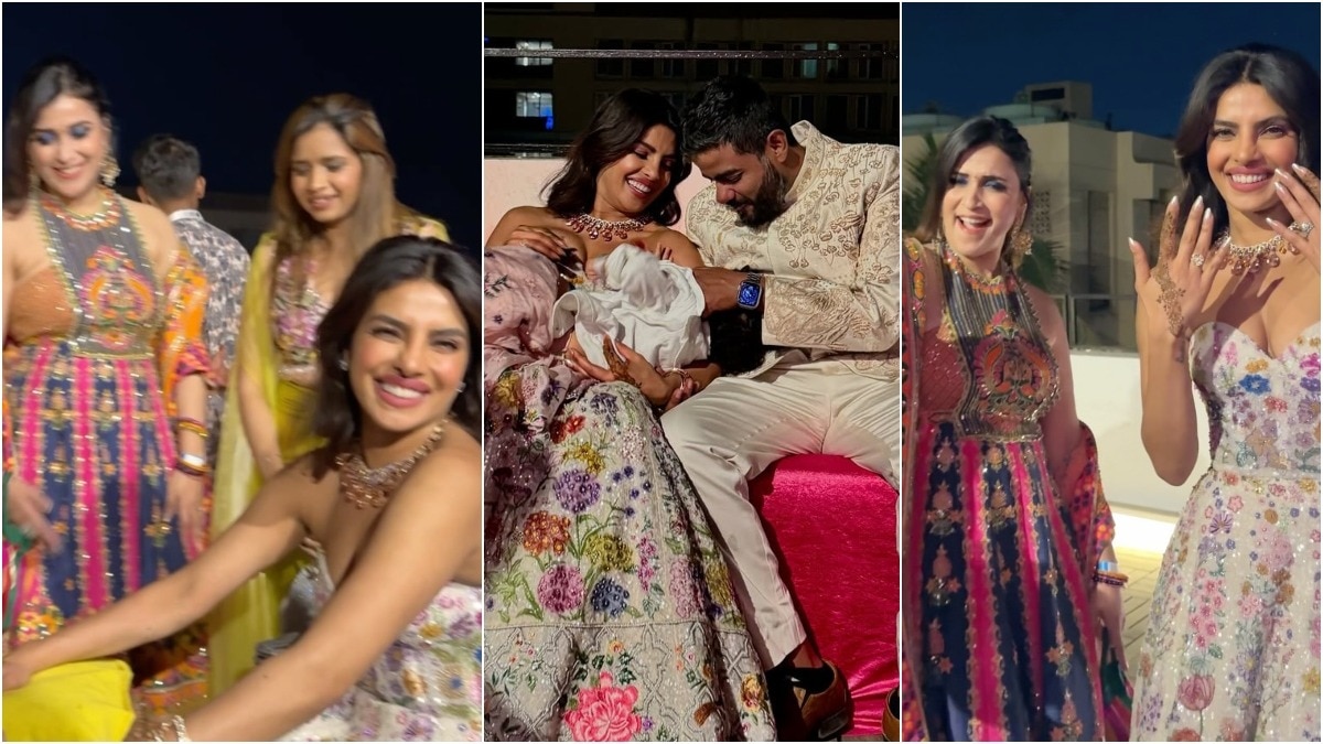 Pics: Priyanka Chopra dances with Mannara at brother Siddharth's Mehndi ...