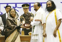 Moortidevi Award for Moily - India Today