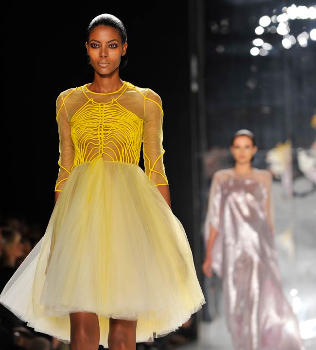 What clothes? Skin is ever in at NY Fashion Week - India Today