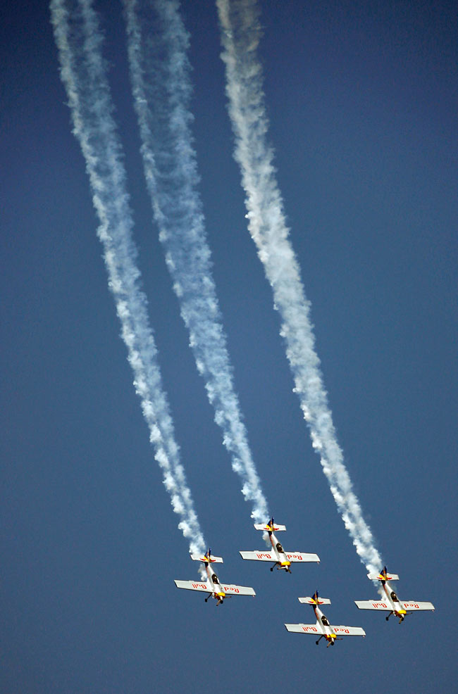 The stage is set for a spectacular air show as the five-day biennial ...