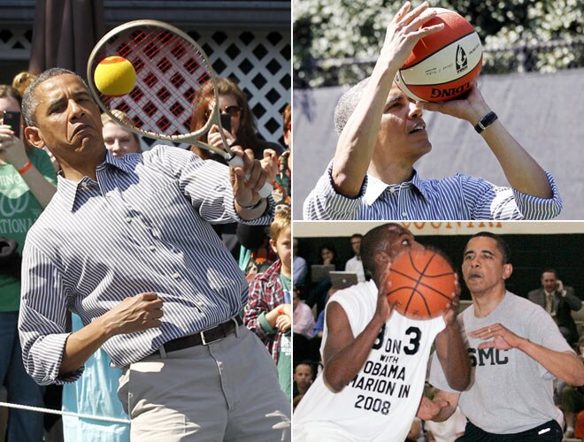 Ever seen a president doing push-ups? Here's a look at sporty Barack ...