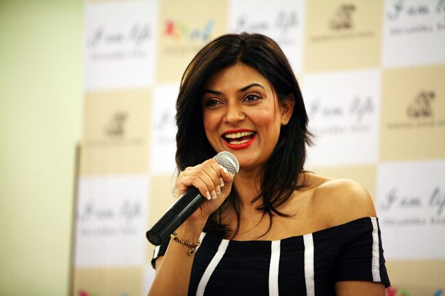Sushmita attends book launch in Mumbai - India Today