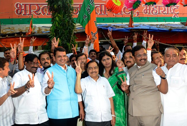 Maharashtra BJP celebrates victory - India Today