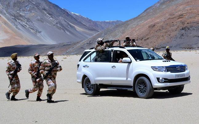 In Pics: ITBP troops show off high-end SUVs on India-China border ...