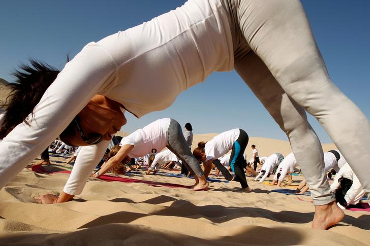 In Pictures | Yoga: Desert Edition - India Today