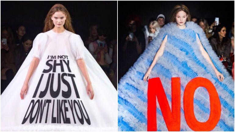 Models in memes set the ramp on fire at fashion show in Paris. Photos ...