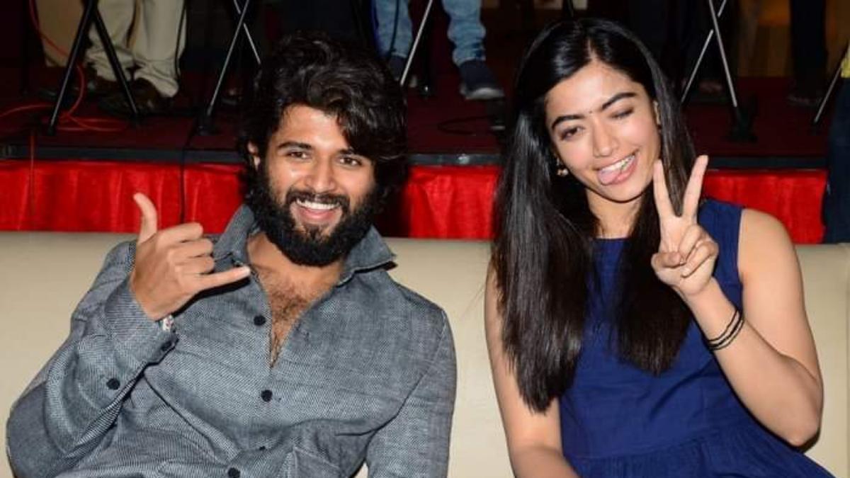 Vijay Deverakonda and Rashmika Mandanna are all smiles at Dear Comrade ...
