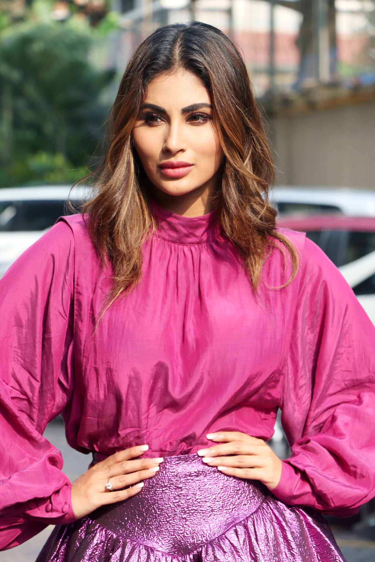 Mouni Roy is pretty in pink for Made In China promotions in Mumbai. See ...