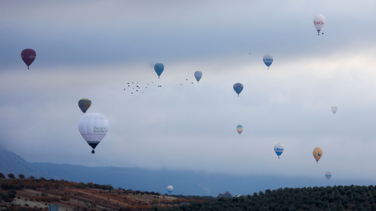Spain: Hot air balloons take over the sky during King's cup | In Pics