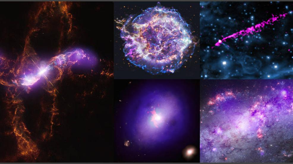 Nasa images show how the universe emits light in many different forms ...