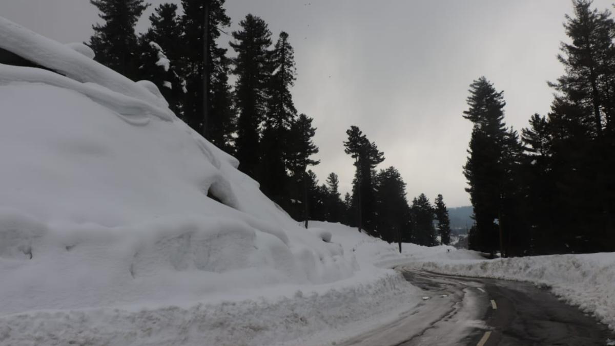 Jammu and Kashmir: Shopian covered in thick snow as cold wave continues ...