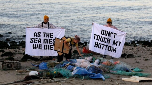 Ocean Rebellion activists protest as UN Ocean Conference begins | Pics ...