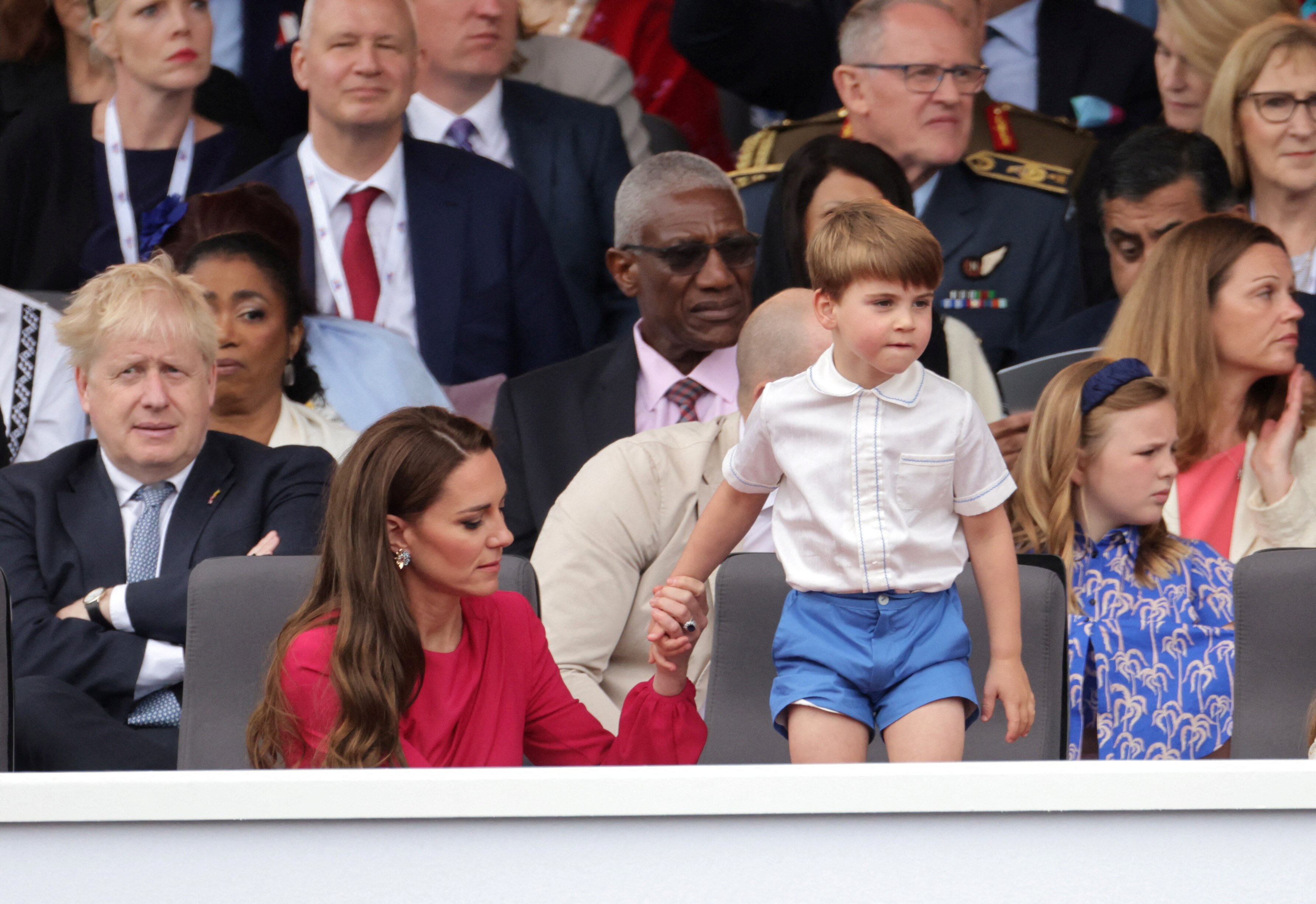 Prince Louis steals the show at Queen's Jubilee | Pics