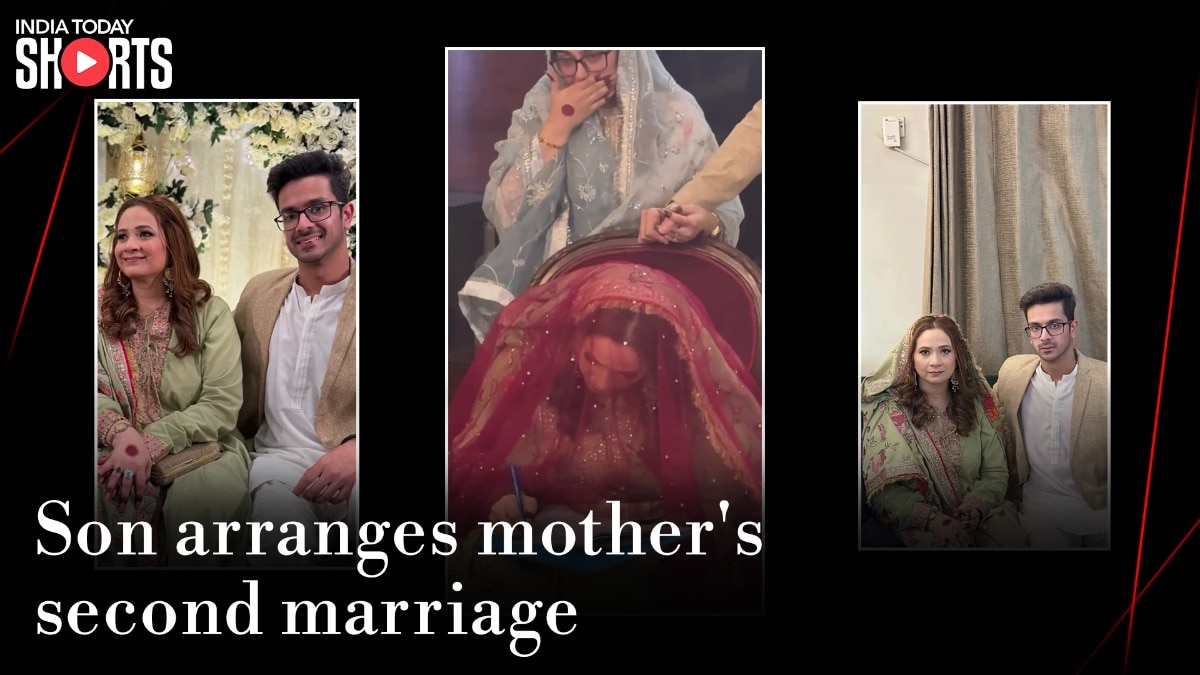 Pakistani son helps mother remarry, shares emotional video - India Today