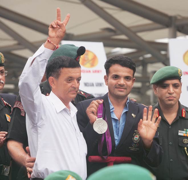 Army promotes Olympic silver medallist Vijay - India Today