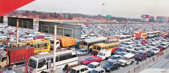 Rush-hour today to be big test for congestion way at Delhi-Gurgaon ...
