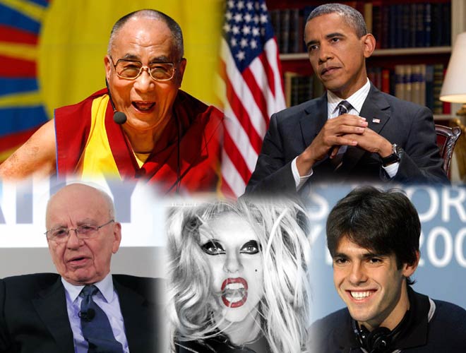 Yawn to the Forbes 500. These are the real superstars and Twitter says ...