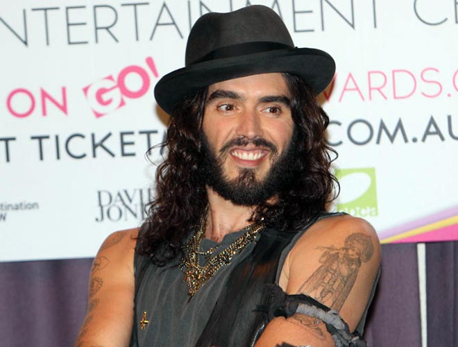Russell Brand Hand Tattoo