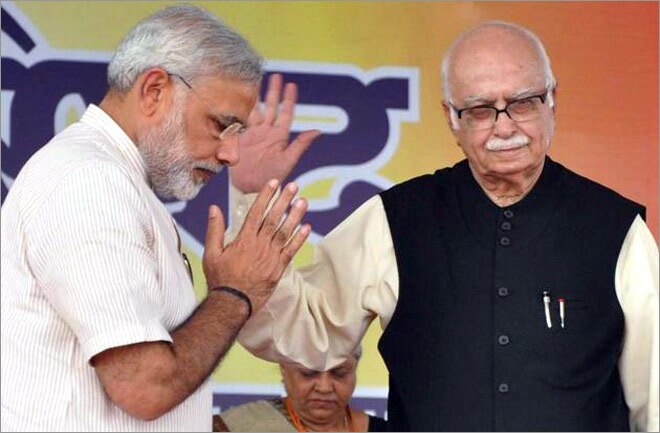Narendra Modi seeks blessings of party elders, meets Advani and ...