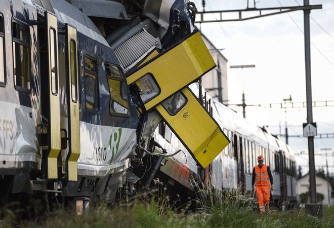 At least 44 injured, four critical, after two trains collide in ...