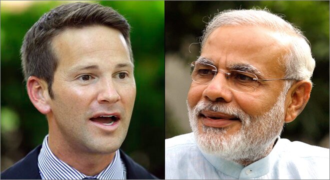 US Congressman Aaron Schock praises Modi for transparent governance ...