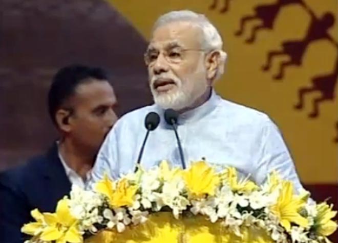 Modi says Congress 'running away' from giving performance report ...