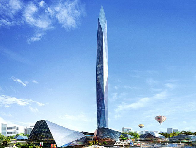 Coming up in Seoul - a mega tower that slowly vanishes into thin air ...