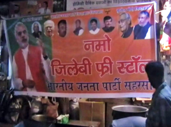 Brand Modi rises: After NaMo tea stalls, now, NaMo sweet shops - India ...