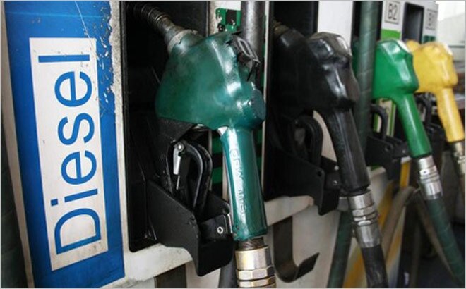 Diesel price hiked by 50 paise a litre from midnight, petrol price ...
