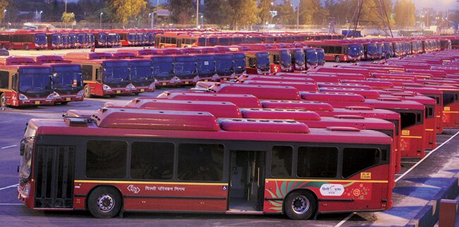 DTC aims to reduce traffic load by introducing high-tech buses - India ...