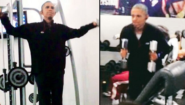 Leaked video of Barack Obama pumping iron goes viral - India Today