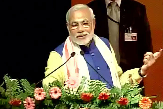 Modi takes a dig at Indira Gandhi at Guwahati function - India Today