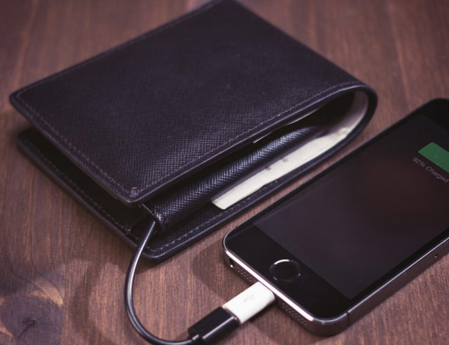 This wallet can charge your phone on the go - India Today