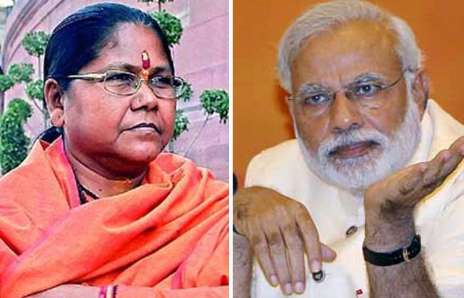 Sadhvi Niranjan Jyoti praises Modi, calls him 'yug purush' - India Today