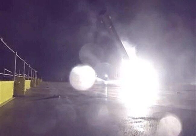 SpaceX releases video of rocket crash-landing on ocean barge - India Today