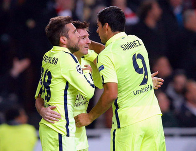UEFA Champions league 2015 : Barca beat City in Manchester with a ...