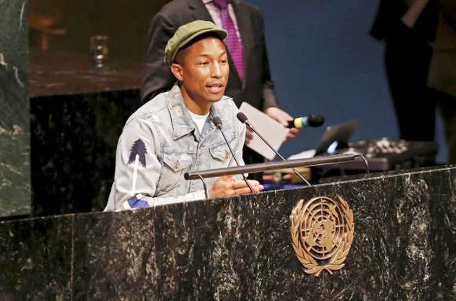 We only have one home: Pharrell Williams urges action on climate change ...