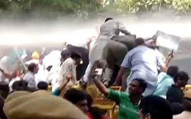 Snooping device row: BJP protests against AAP govt - India News