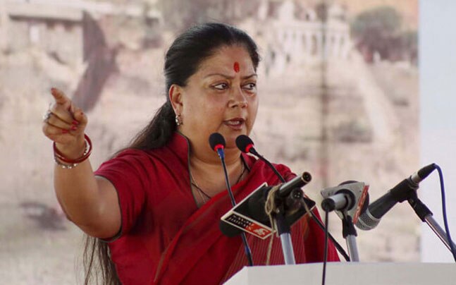 Vasundhara Raje's five strong defenses - India Today