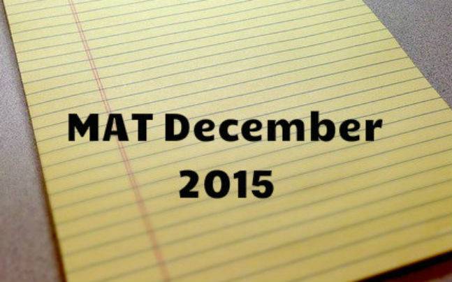 MAT December 2015: 3 days left for the exam - India Today