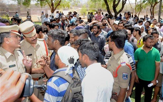 Hyderabad University V-C to angry parents: Varsity always committed to ...