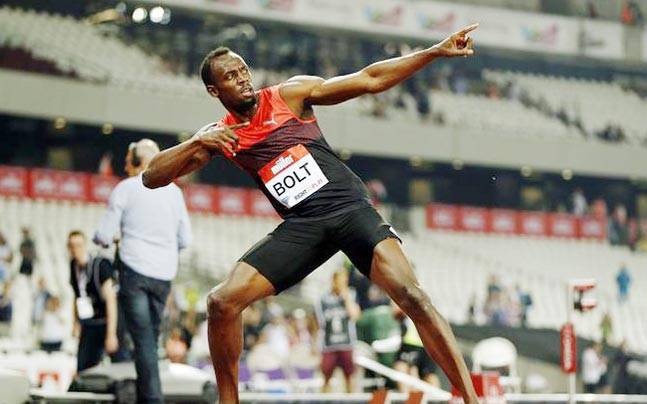 Bolt wins at London Diamond League, but hurdler Harrison takes the ...