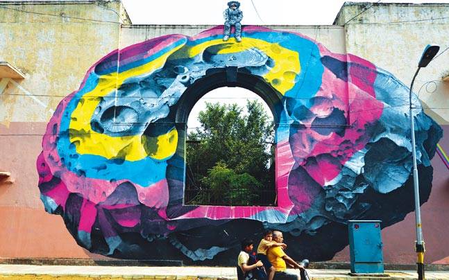 Wall artists treat Delhi as their canvas, and the results are ...