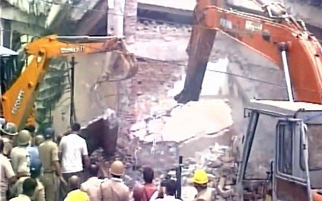 Meerut: 4 dead in building collapse during anti-encroachment drive ...