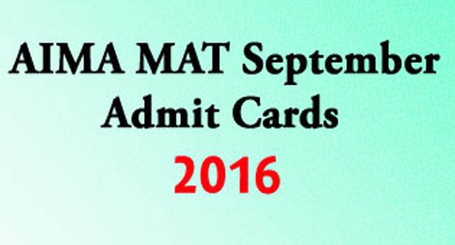 AIMA MAT September 2016: Admit cards released at aima.in - India Today