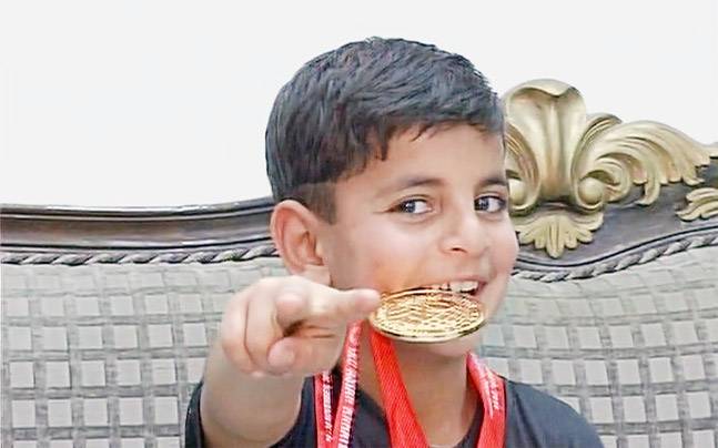 7-year-old Kashmiri boy wins gold in Asian Karate Championships - India ...
