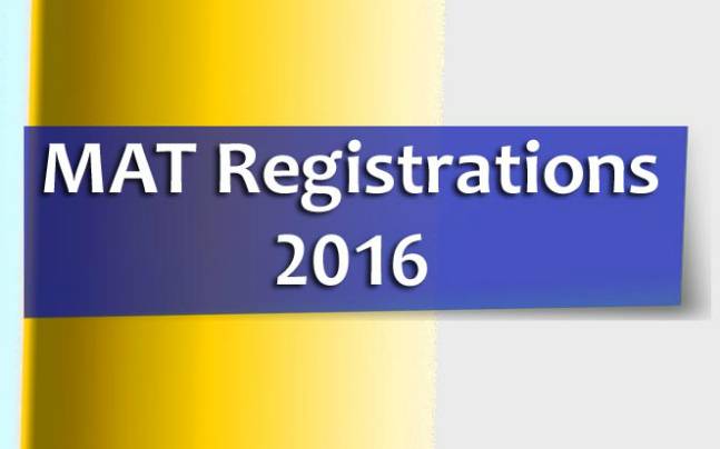 MAT December Registrations 2016: Last date to apply for paper based ...
