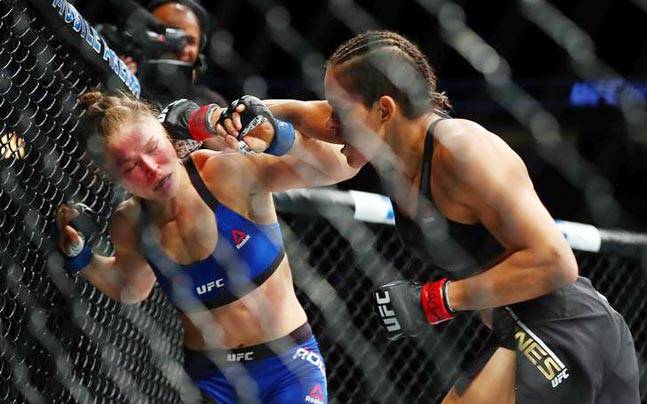 Beijing Games bronze medallist Ronda Rousey defeated in 48 seconds on ...