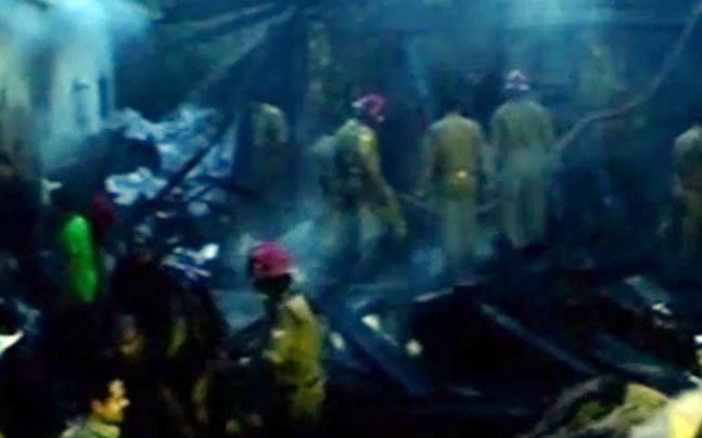 Two injured after major fire breaks out near Padmanabhaswamy temple in ...